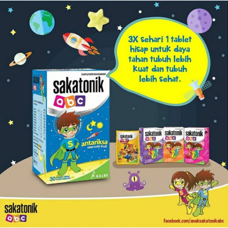 Jual Sakatonik Abc Vitamin Tablet Hisap Anak 100% Original | Shopee ...
