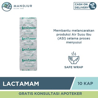 Jual Lactamam 10 Tablet - Melancarkan Produksi ASI | Shopee Indonesia