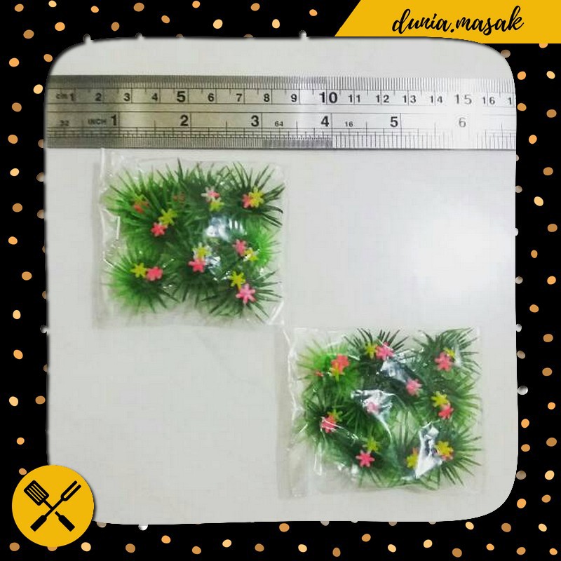 Jual Topper Kue / Hiasan Kue Ulang Tahun Rumput Unik Murah Berkualitas ...