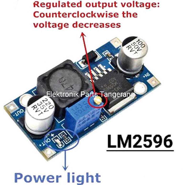 Jual LM2596 DC BUCK CONVERTER STEP DOWN POWER SUPPLY MODULE ARDUINO MODULE POWER SUPPLY LM2596 ...