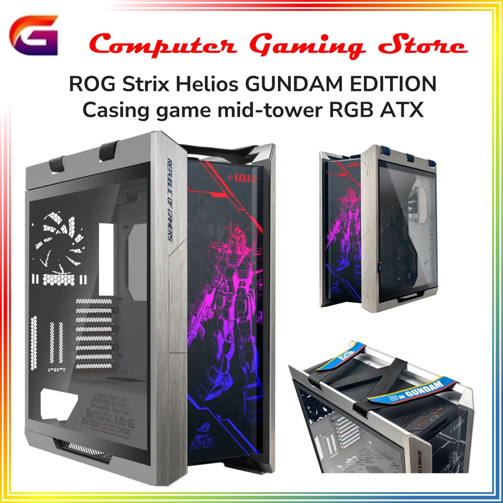 Jual ROG Strix Helios GUNDAM EDITION Casing game mid-tower RGB ATX ...