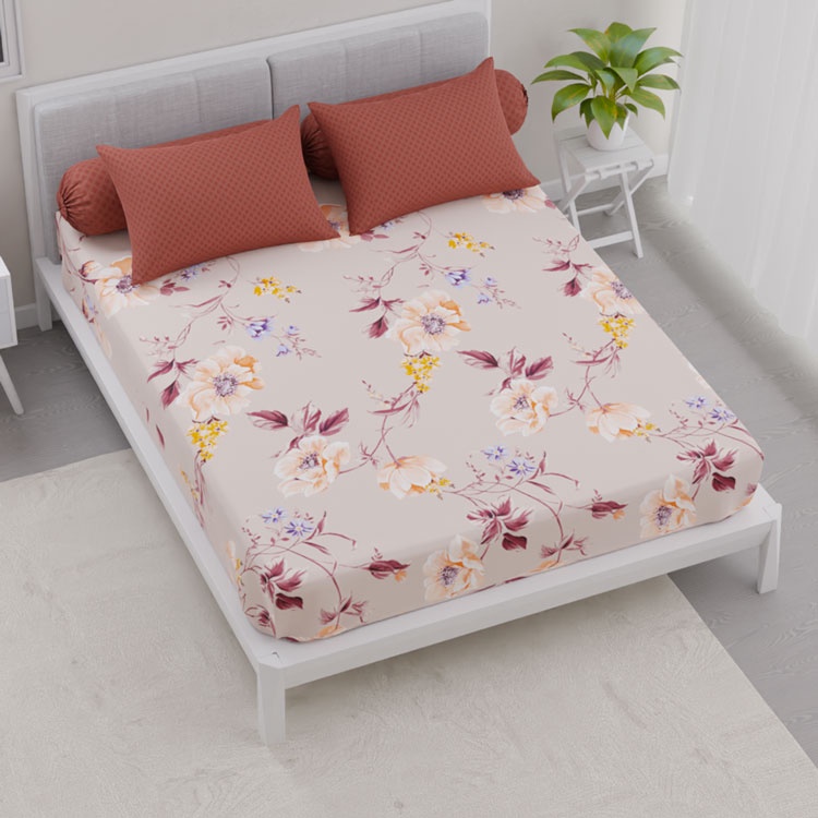 Jual CALIFORNIA Sprei Queen Fitted 160x200 Chiara | Shopee Indonesia