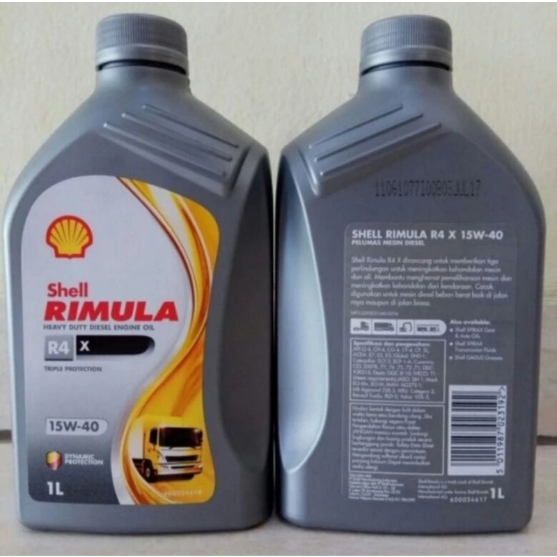 Jual Shell Rimula R4X 15W-40 Literan | Shopee Indonesia
