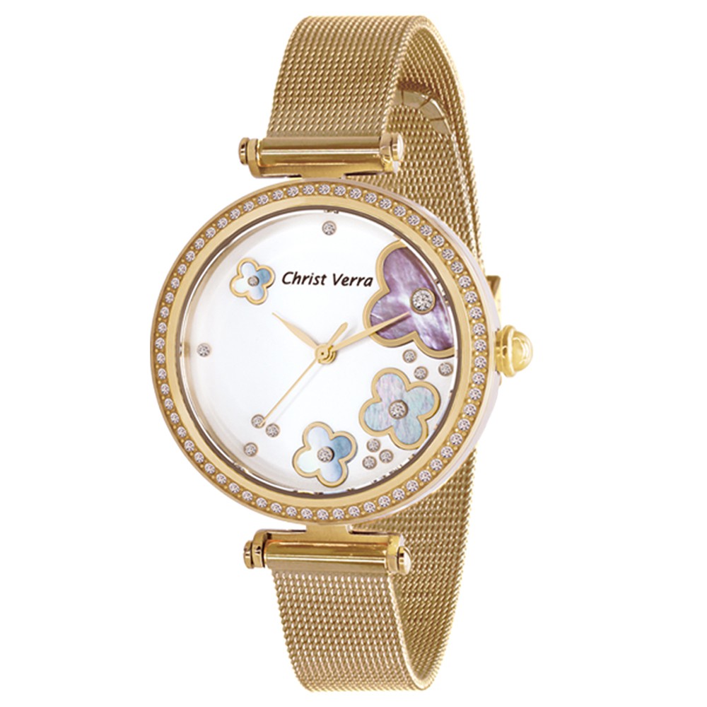 Jual Christ Verra Casual Women's Watches CV 71614L-45 WHT | Shopee ...