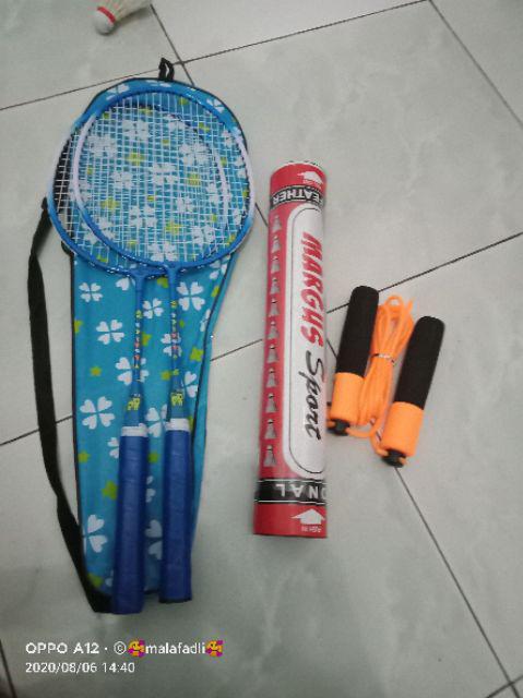 RAKET BADMINTON ANAK ISI 2 LUCU | Shopee Indonesia