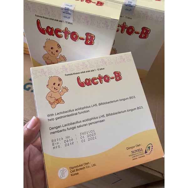 Jual Lacto-B (1 box isi 40 bungkus) | Shopee Indonesia