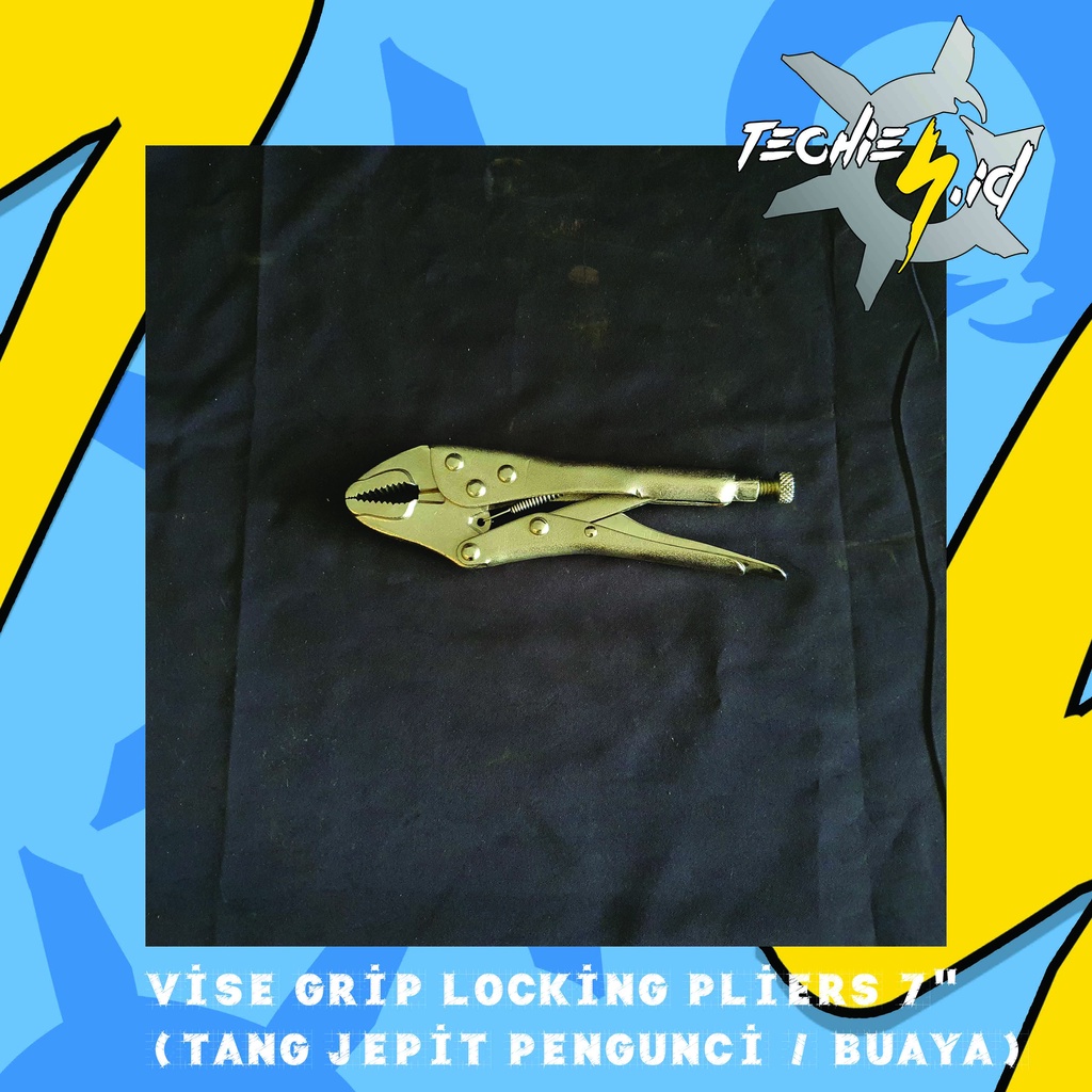 Jual Vise Grip Locking Pliers 7inch (Tang Jepit Pengunci / Tang Buaya ...