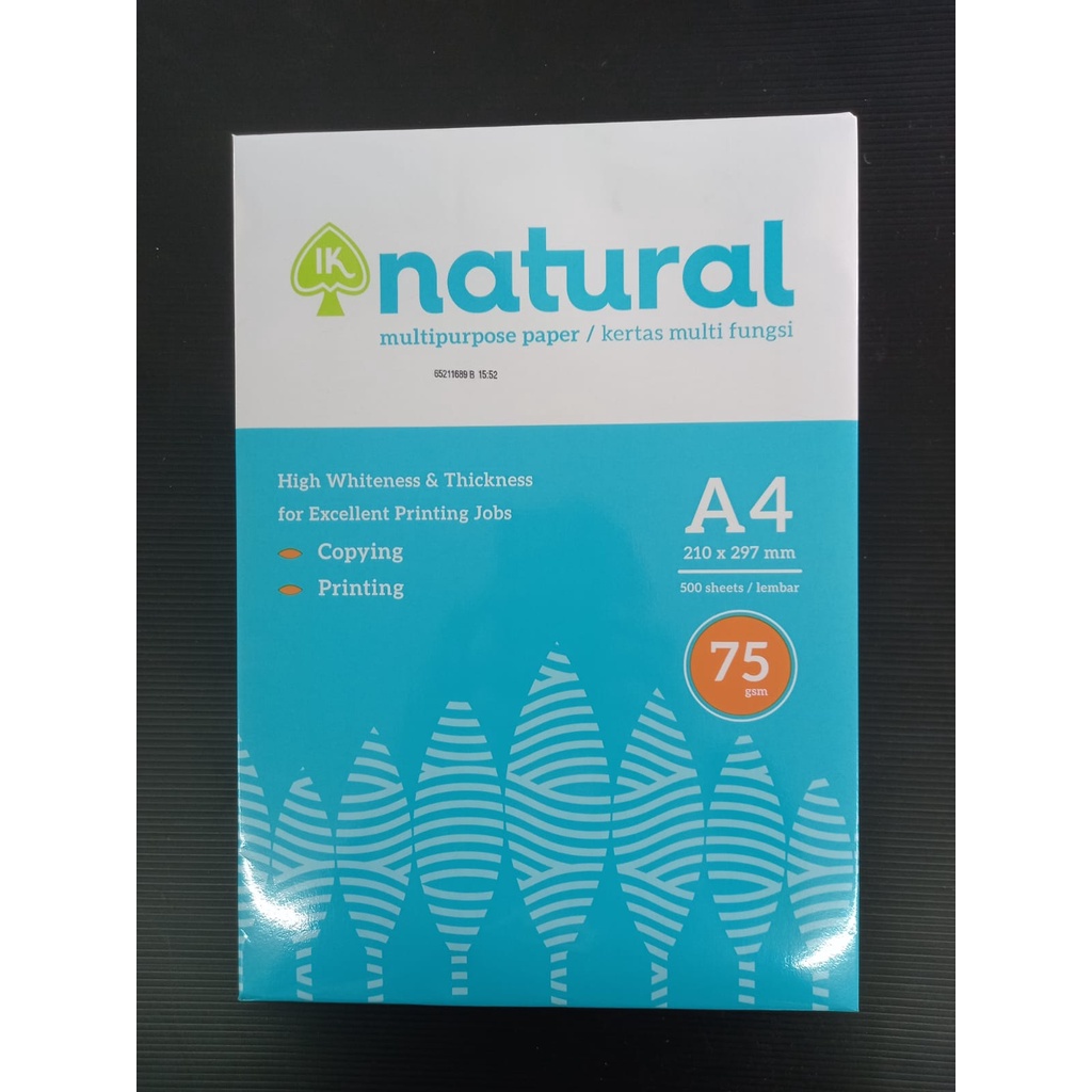 Jual KERTAS/PAPER HVS NATURAL A4 75GSM | Shopee Indonesia