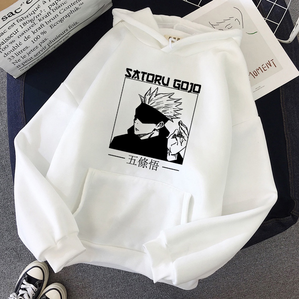 Jual Sweater Hoodie Anime Satoru Gojo Jaket Pria/Wanita/Remaja/Dewasa ... Jual Sweater Hoodie Anime Satoru Gojo Jaket Pria/Wanita/Remaja/Dewasa ...