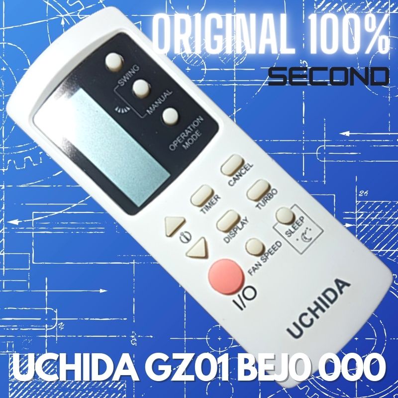Jual Remote AC Uchida GZ01 BEJ0 000 Original Second | Shopee Indonesia
