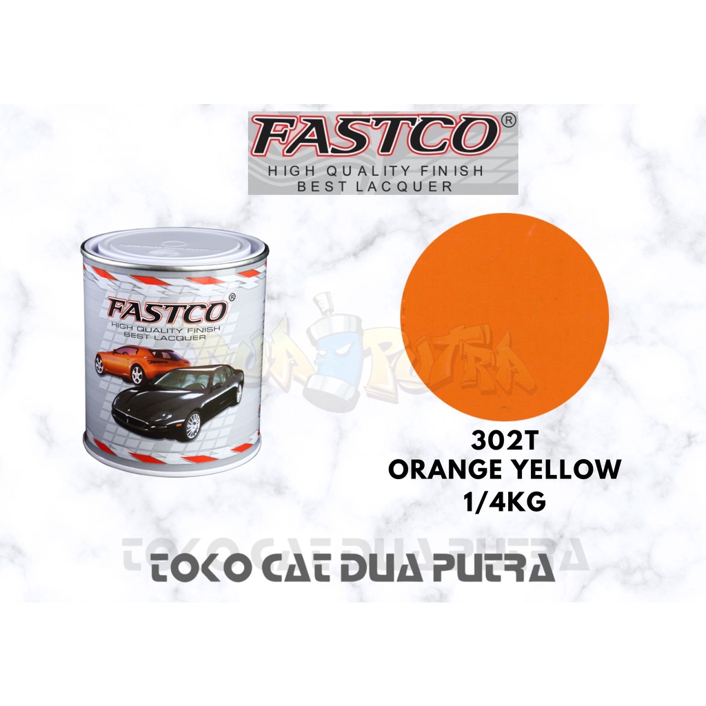 Jual Cat Duco Fastco 1/4Kg 302T Orange Yellow | Shopee Indonesia