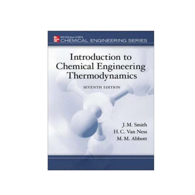 Jual Buku Introduction to Chemical Engineering Thermodynamics | Shopee Indonesia