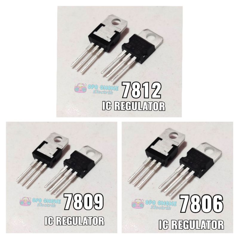 Jual IC 7812 7809 7806 voltage regulator | Shopee Indonesia