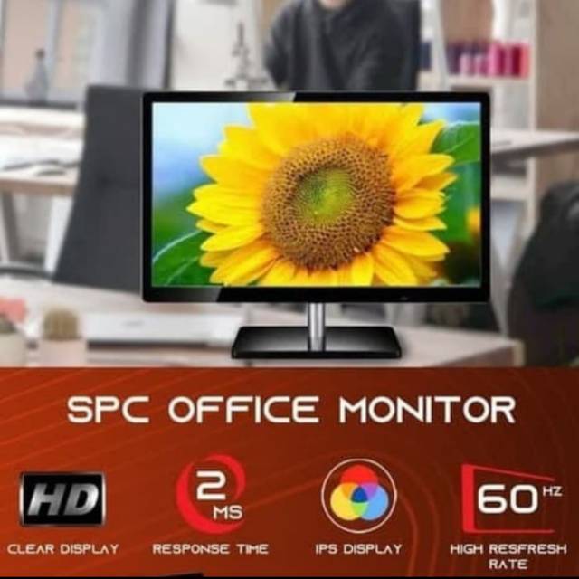 Jual Monitor SPC 19 inch SM-19HD VGA HDMI | Shopee Indonesia