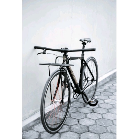 Jual FRONT RACK PANIER RAK DEPAN SEPEDA Fixie Jadul Vintage Balap Seli ...