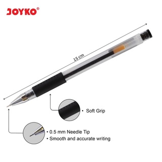 Jual JOYKO JK-100NT Gel Pen / Pulpen / Pena Joyko / 0.5 mm - Hitam ( 1 ...