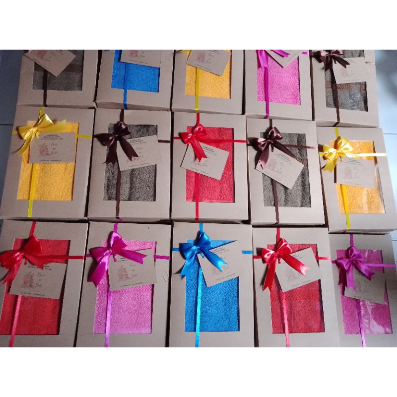 Jual souvenir handuk packaging box | Shopee Indonesia