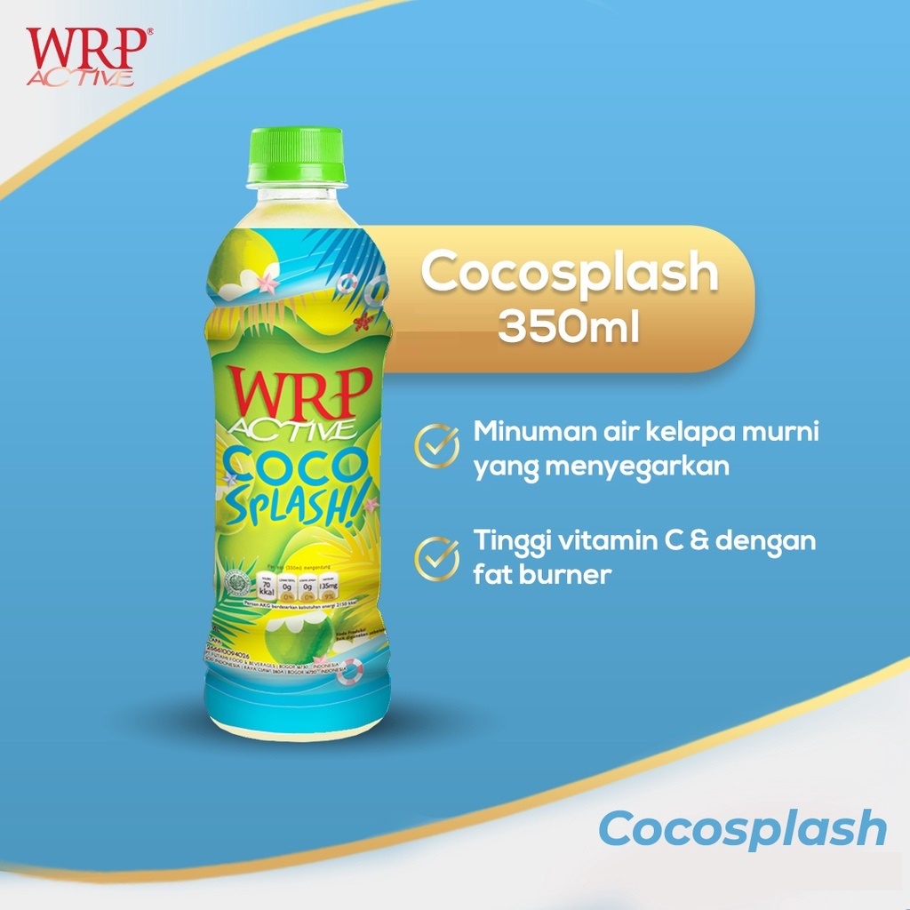 Jual WRP Active Coco Splash 350 ML Tinggi vitamin C (Dengan Fat Burner ...