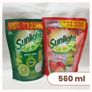 Jual Sunlight Jeruk Nipis 560 ml / Sunlight Korean Strawberry 560 ml Cairan Pencuci Piring ...