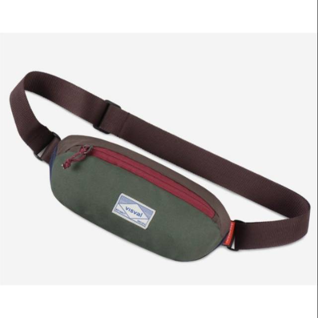 Jual Visval Original - Tas Capsule Waist Bag - Olive | Shopee Indonesia
