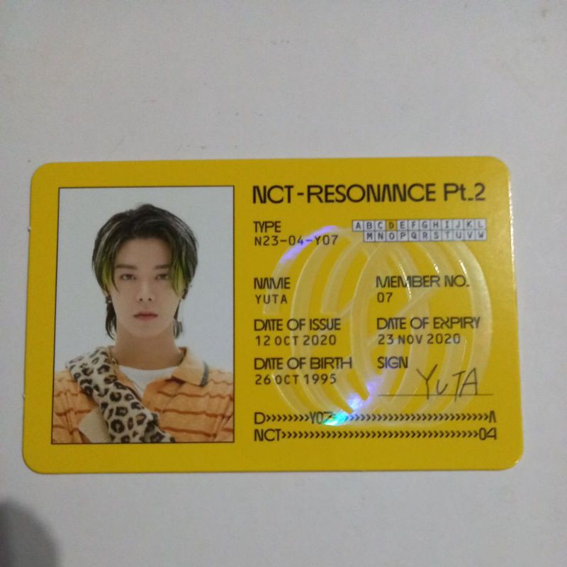 Jual ID CARD YUTA | Shopee Indonesia
