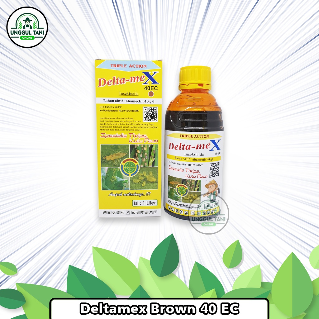 Jual INSEKTISIDA DELTAMEX 40 EC (COKLAT) 1.LITER RACUN TRIPS/RACUN ULAT ...
