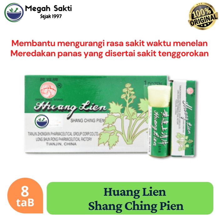 Jual MGS - Huang Lien Shang Ching Pien botol Isi 8 tab - Pereda Panas ...