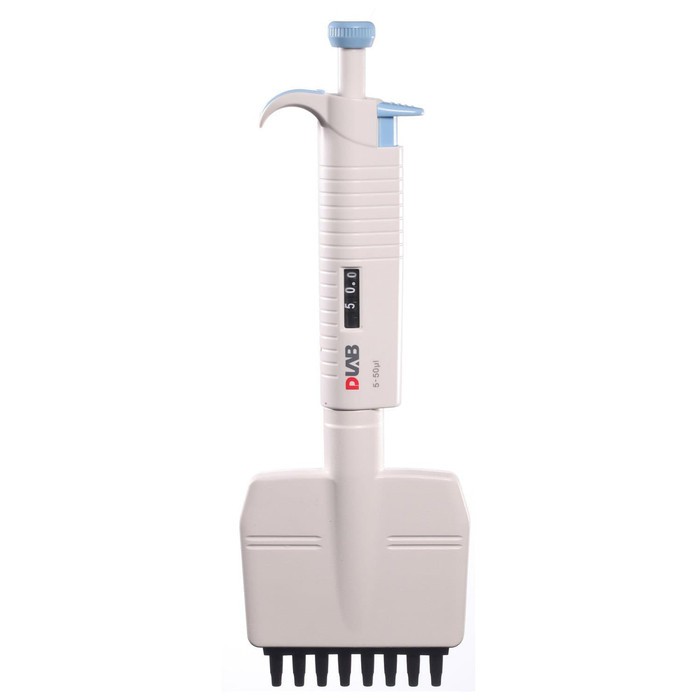 Jual DLAB Micropipette multi channel 50-300 uL mikropipet 8 channel ...