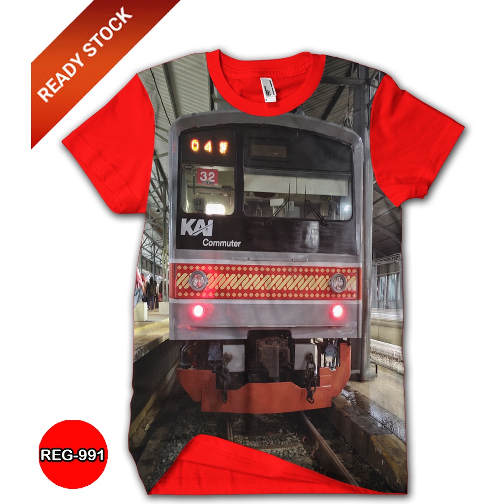 Jual Kaos Kereta Api KRL BATIK JOGJA-SOLO JR-205 Baju Anak Kereta Api ...