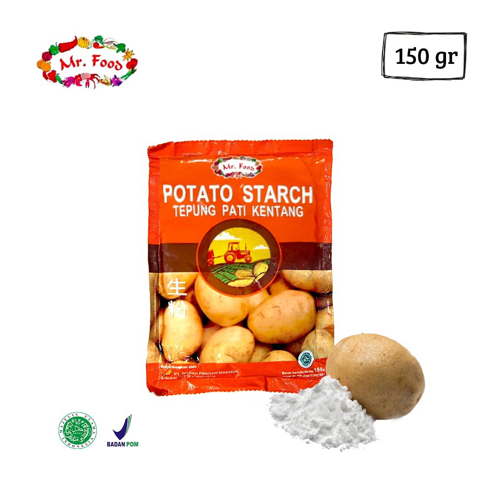 Jual Mr. Food Tepung Pati Kentang / Potato Starch [150 gr] | Shopee ...