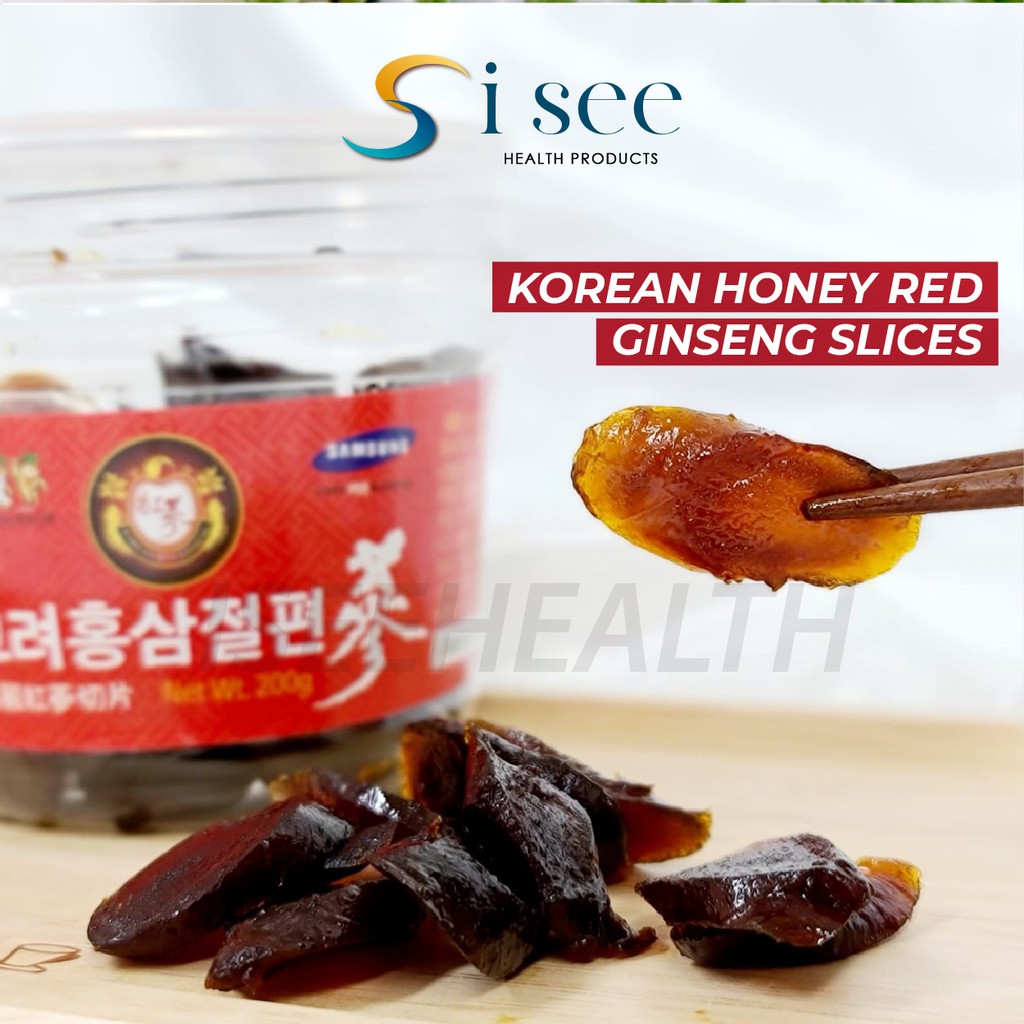 Jual Korea Honey Red Ginseng Slices/ Ginseng Merah Madu 200g | Shopee ...
