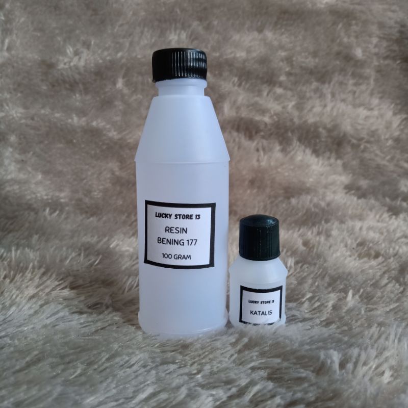 Jual RESIN BENING 177 100 gram + Katalis Kerajinan Resine Recin Recine ...
