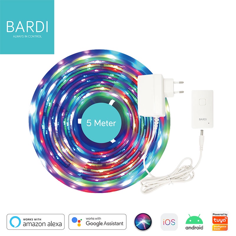 Jual BARDI LED Flowing Strip 5M with Adaptor Indonesia|Shopee Indonesia