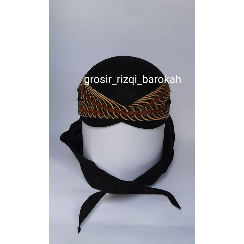 Jual BLANGKON SOLO SLIWIR MOTIF SAMURAI KUNING / TOPI ADAT / TOPI ...