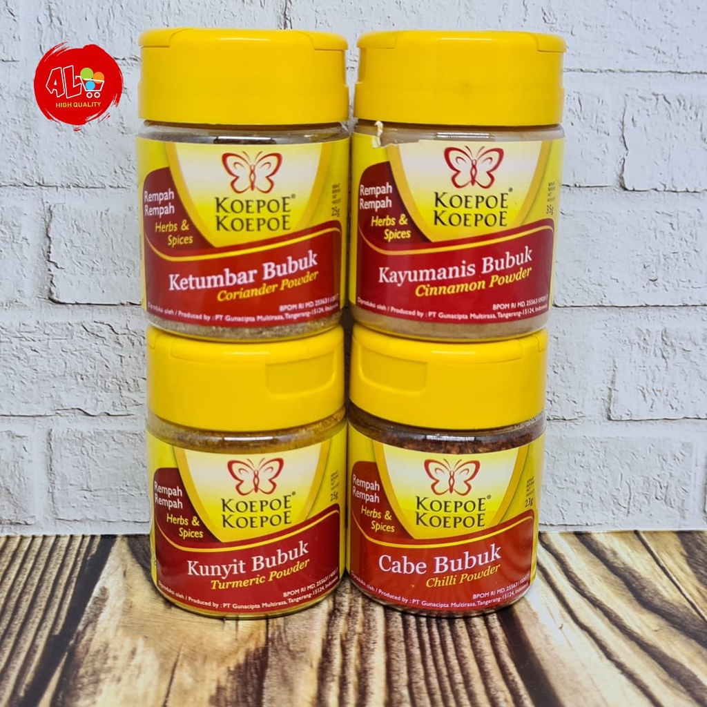 Jual Koepoe Koepoe Ketumbar Kunyit Kayumanis Cabe Bubuk Powder Koepoe ...