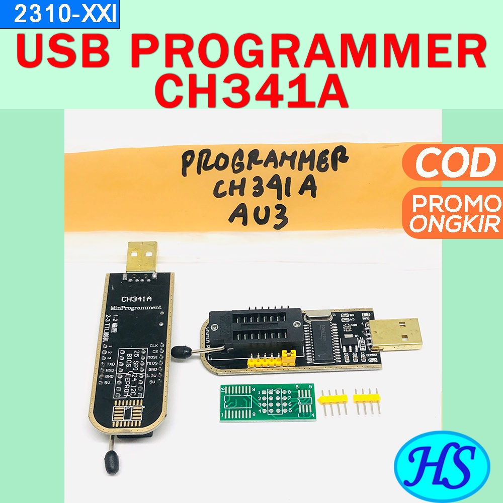 Jual Alat Flash bios IC CH341A CH341 Pro USB Programmer 24XX 25XX ...