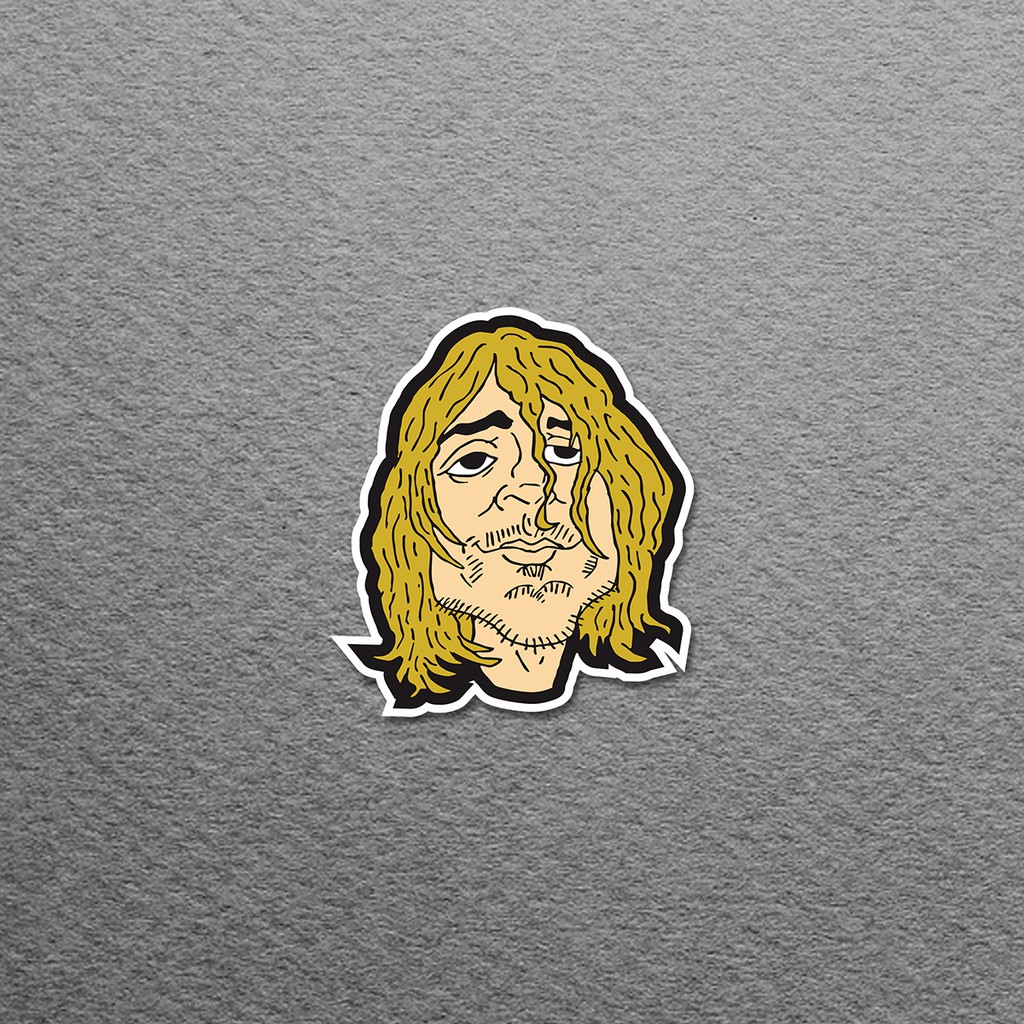 Jual Sticker Band KURT COBAIN | Shopee Indonesia