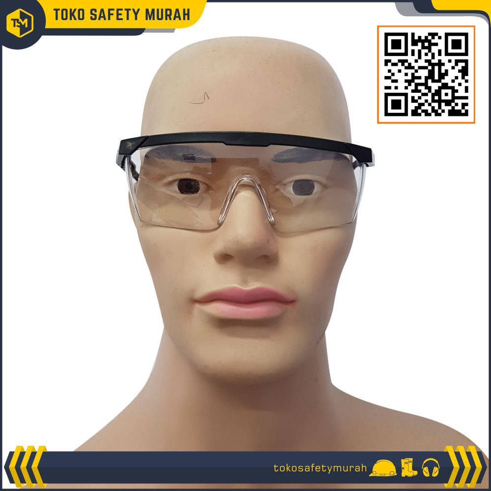 Jual Safety Google Clear GOSAVE LEGION / Kacamata Safety Gerinda Las ...