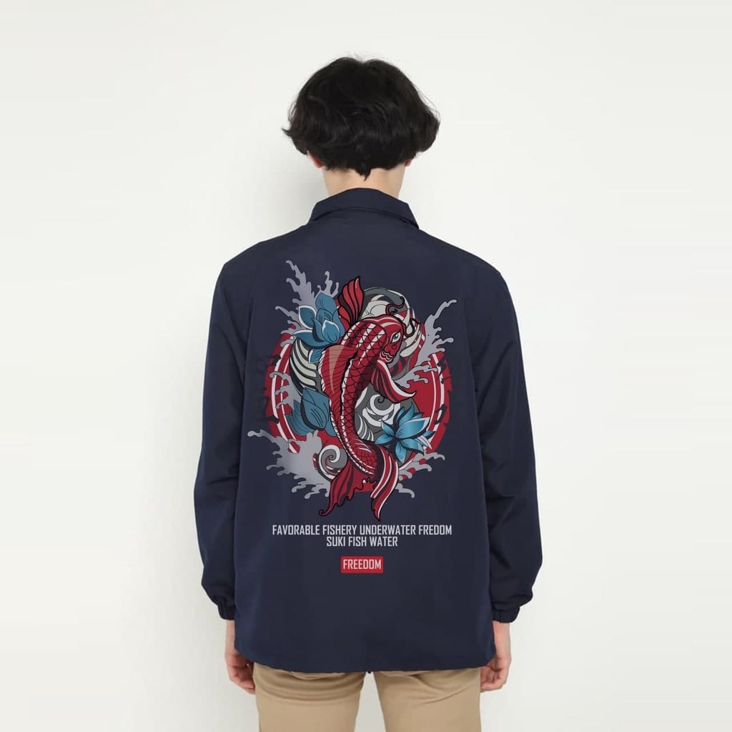 Jual Jaket Coach Jaket Pria Parka Custom Bisa Request Gambar/Desain ...