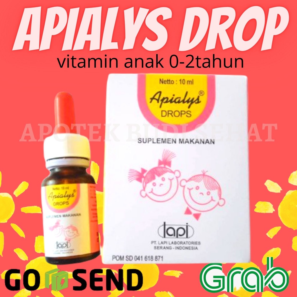 Jual Apialys Drop 10mL Vitamin Bayi Vitamin Anak Tingkatkn Daya Tahan ...