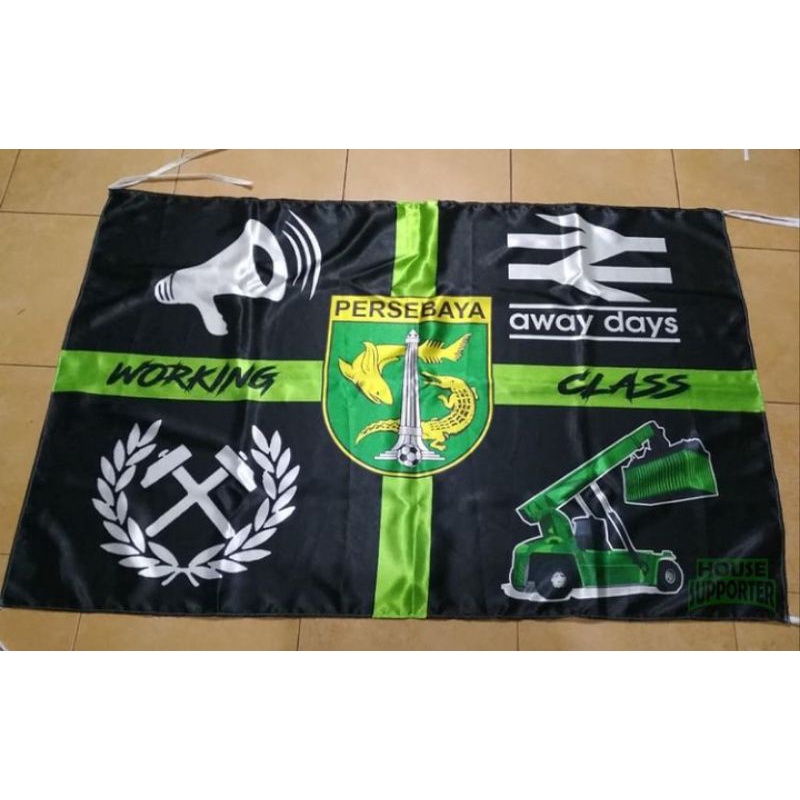 Jual bendera persebaya working class | Shopee Indonesia