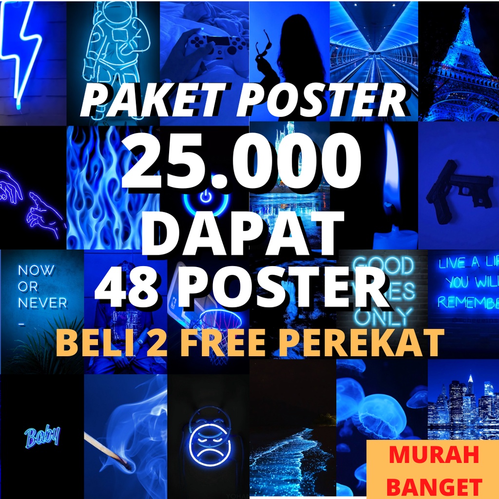 Jual Poster Dinding Aesthetic Isi 40 Lembar Poster Aesthetic Poster