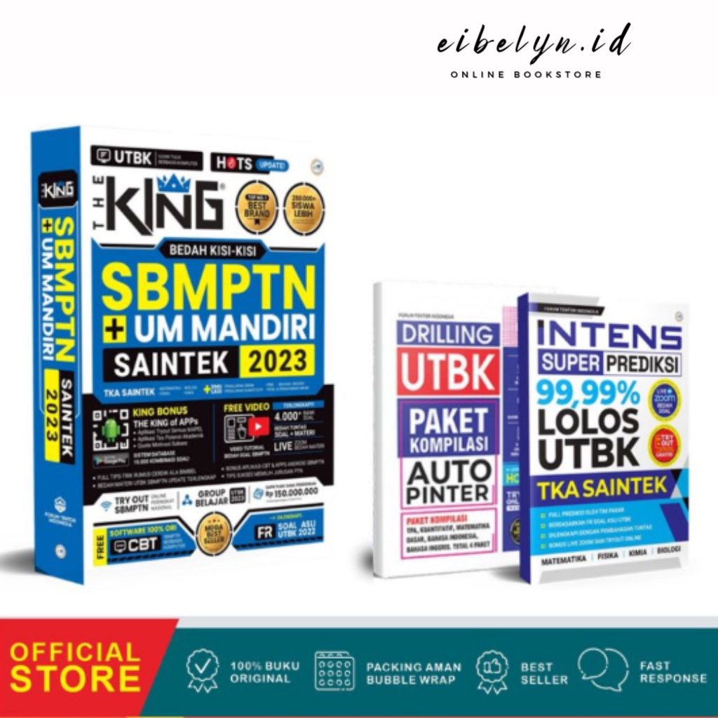 Jual BUKU THE KING SBMPTN & UTBK SAINTEK 2023 Indonesia|Shopee Indonesia