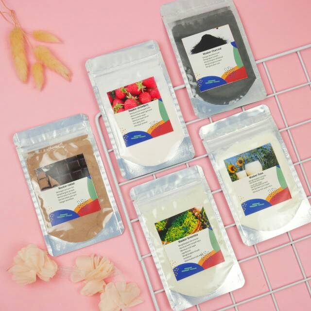Masker Organik 50 Gram Masker Wajah Organik Murah Pemutih Wajah Mask ...