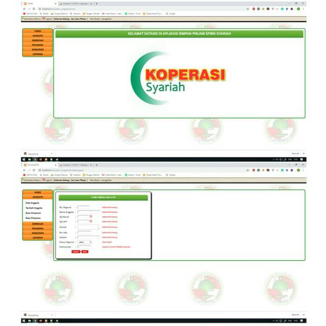 Jual Source Code Aplikasi Simpan Pinjam Berbasis Web Framework Codeigniter | Shopee Indonesia
