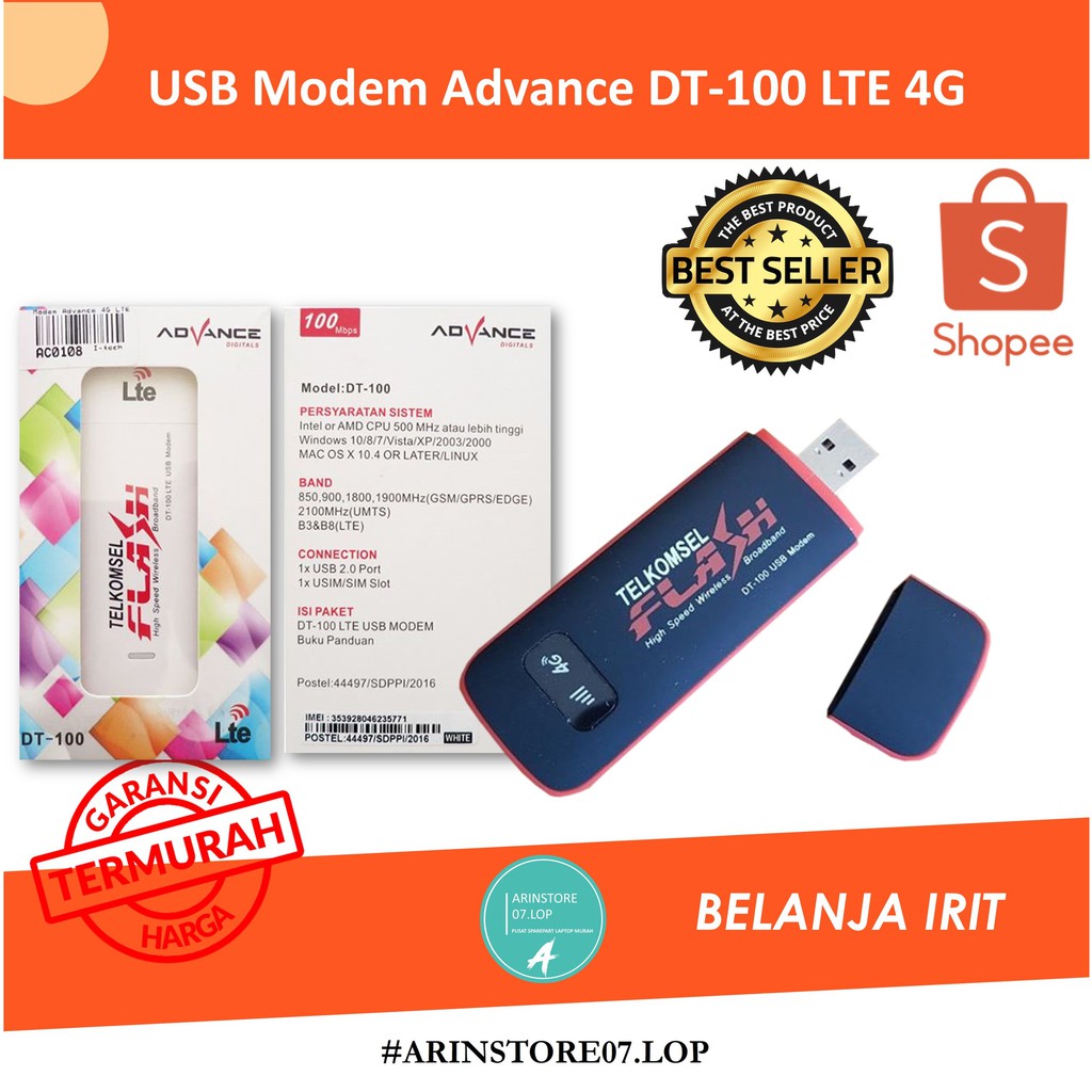 Jual USB Modem Advance DT-100 LTE 4G | Shopee Indonesia