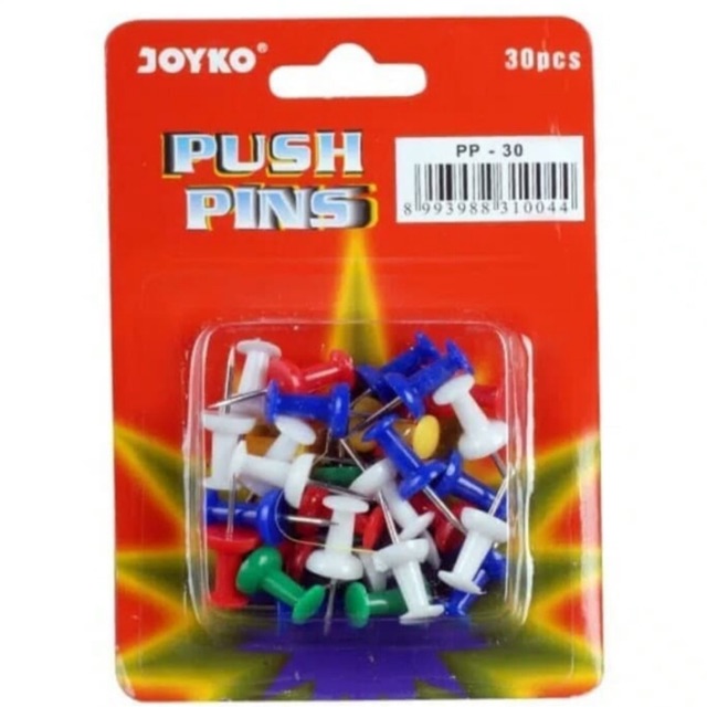 Jual 1 Pack) Push Pin Jarum Mading Paku Payung Sterofoam Soft Board ...
