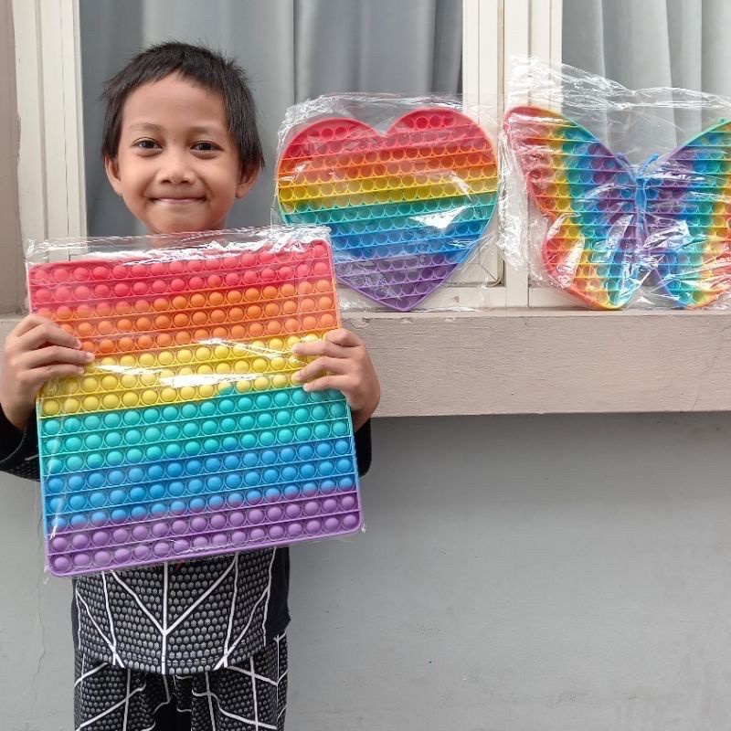 Jual (SUPER JUMBO) POP IT HK SUPER JUMBO DORAEMON KUPU DAN BURUNG HANTU ...