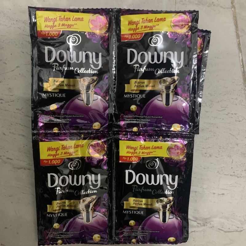 Jual Downy Pewangi dan Pelembut Pakaian Konsentrat Mystique 400 ml 400ml sachet isi 12pcs 12 pcs ...