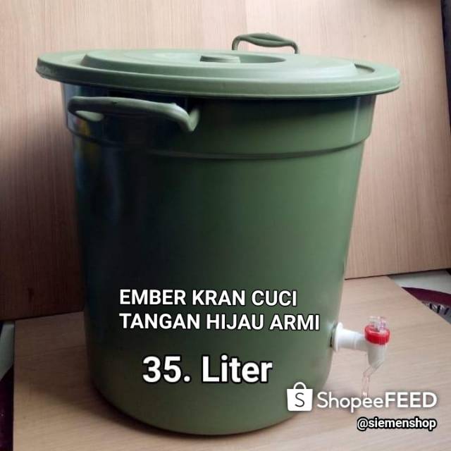 Jual Ember kran/Ember berkran/ember cuci tangan Corona/ember korona ...